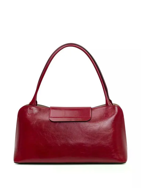 Versace Vivian Flap Medium Shoulder Bag - Red