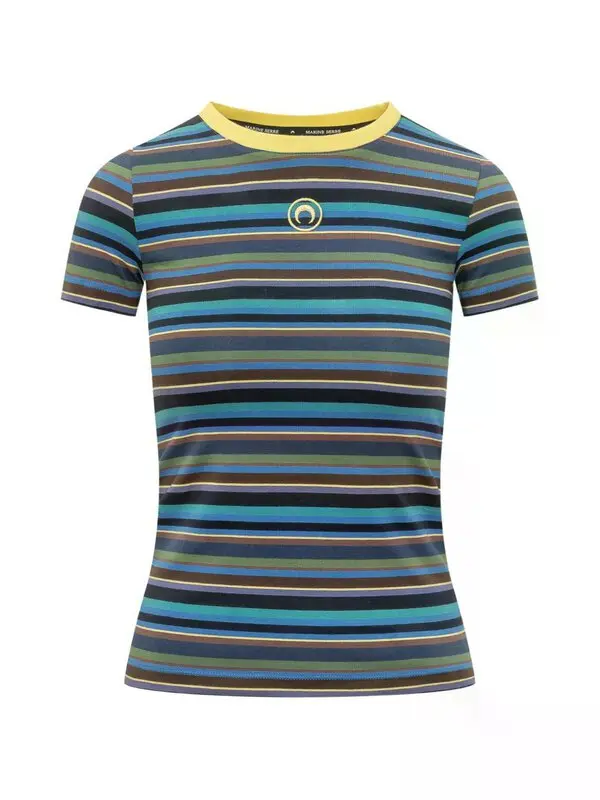 MARINE SERRE Striped T-shirt