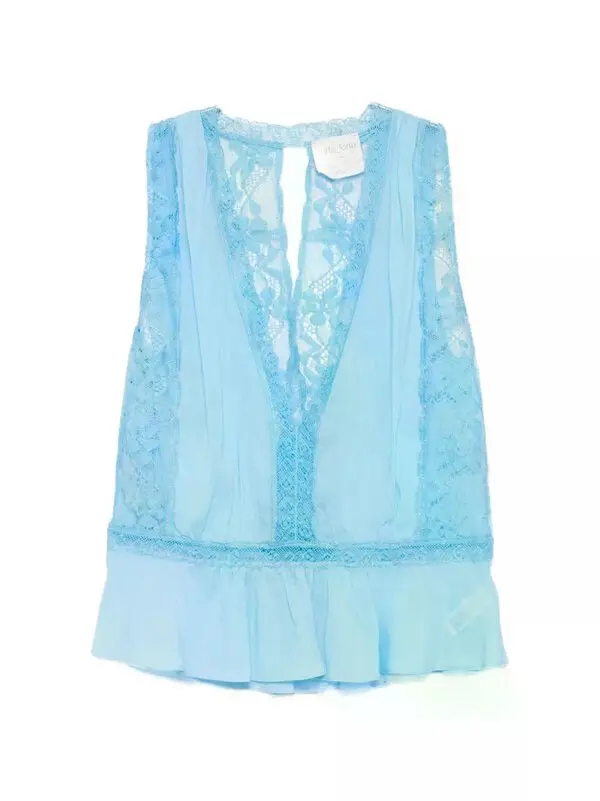 FORTE_FORTE Lace-panel Top