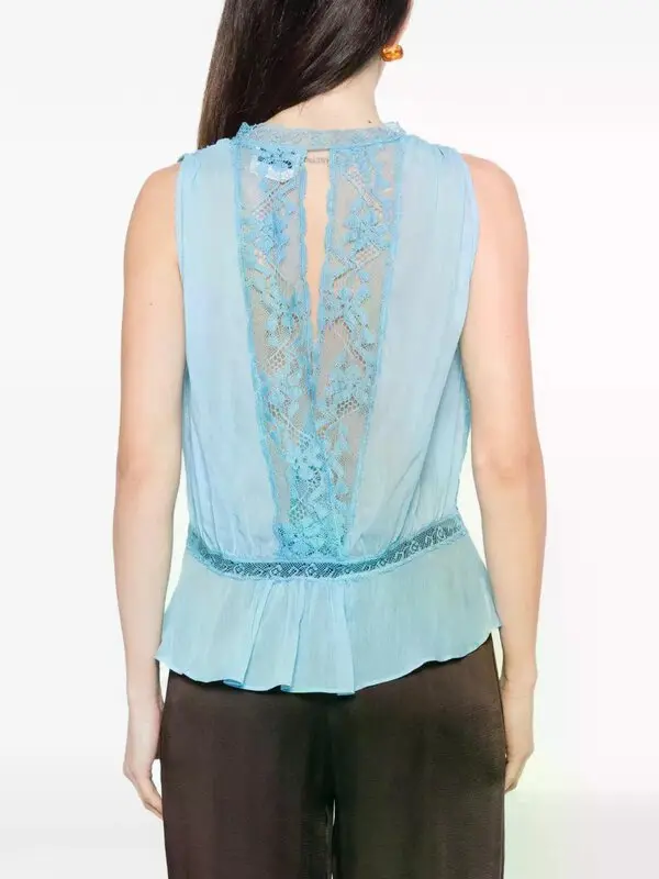FORTE_FORTE Lace-panel Top
