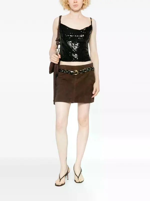 Versace Sequin Embellished Top