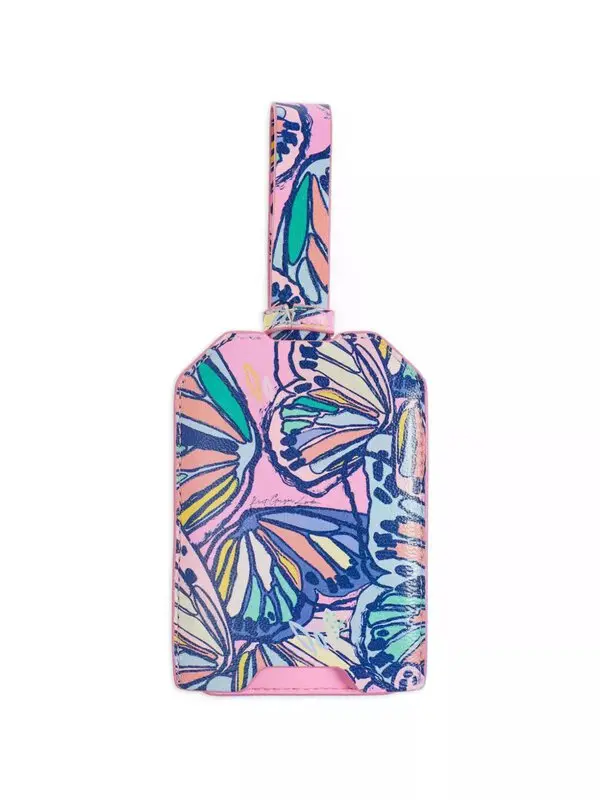 Kurt Geiger Butterfly Luggage Tag - Pink