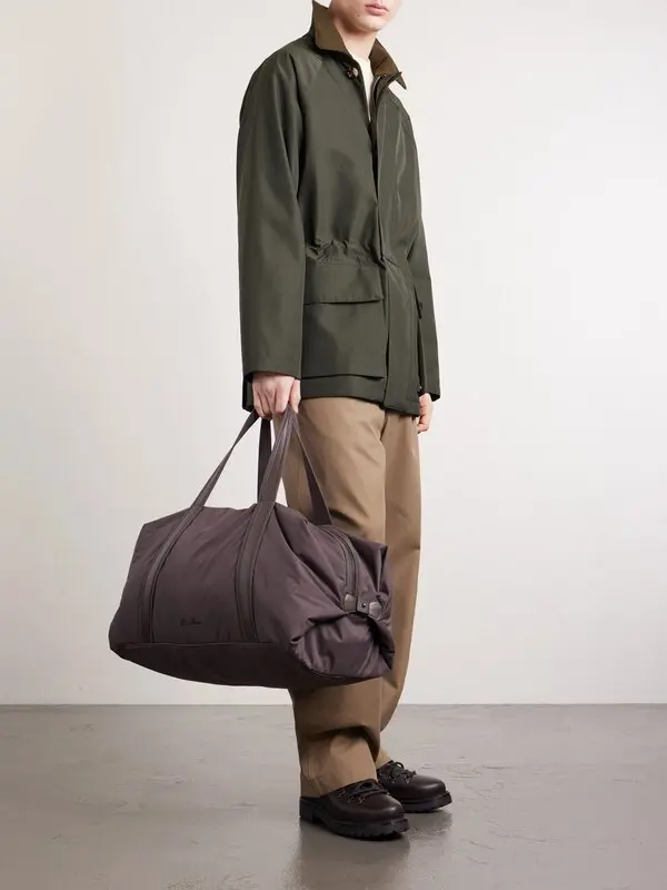 Loro Piana Winch Leather-trimmed Storm System® Duffle Bag