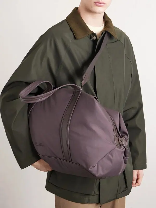 Loro Piana Winch Leather-trimmed Storm System® Duffle Bag