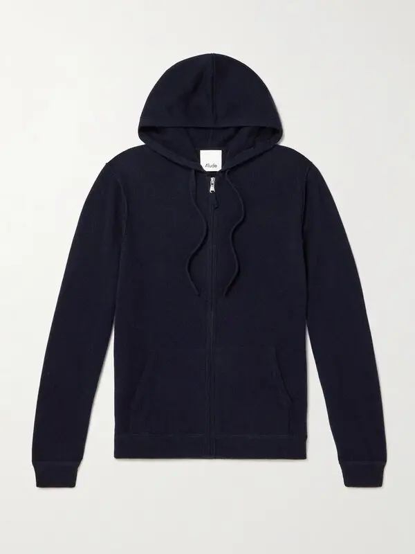 ALLUDE Virgin Wool And Cashmere-blend Zip-up Hoodie