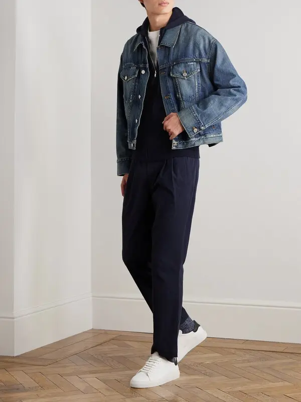 ALLUDE Virgin Wool And Cashmere-blend Zip-up Hoodie