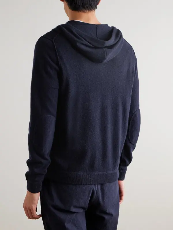 ALLUDE Virgin Wool And Cashmere-blend Zip-up Hoodie