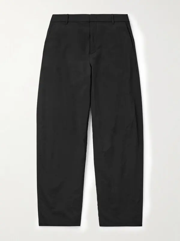 AMOMENTO Straight-leg Taffeta Trousers