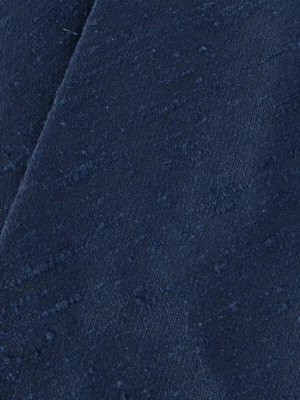 Rubinacci 9cm Shantung Silk Neck Tie - Blue