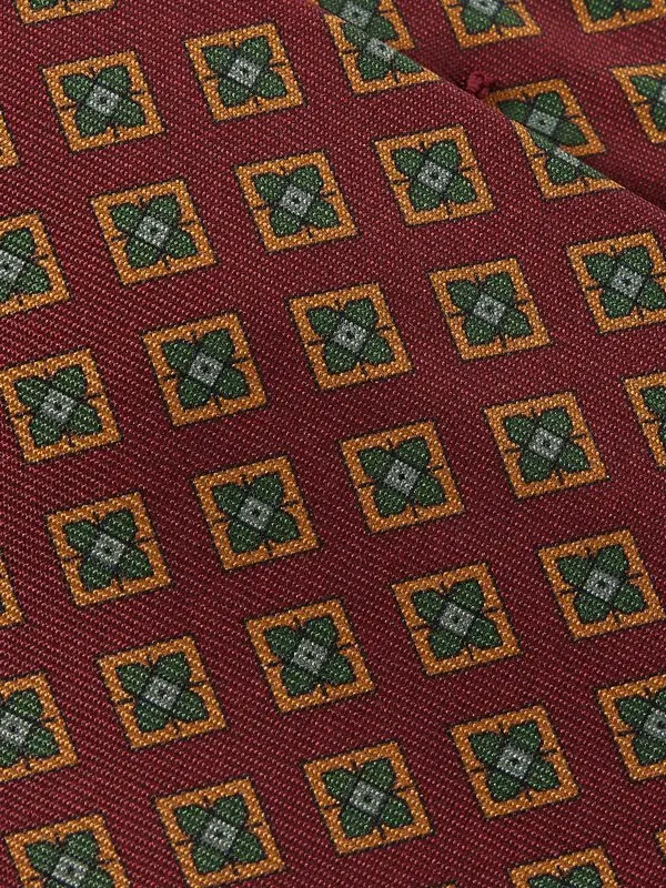 Rubinacci 9cm Printed Silk-twill Neck Tie - Red