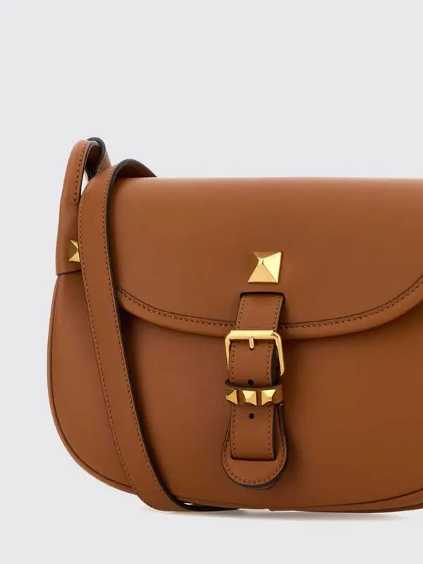 Valentino Garavani Rockstud Flaneuse Bag - Walnut