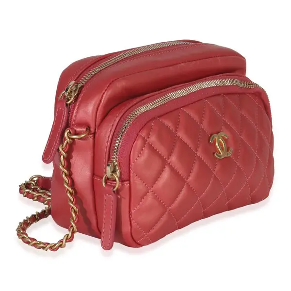 Chanel Iridescent Quilted Lambskin Camera Bag