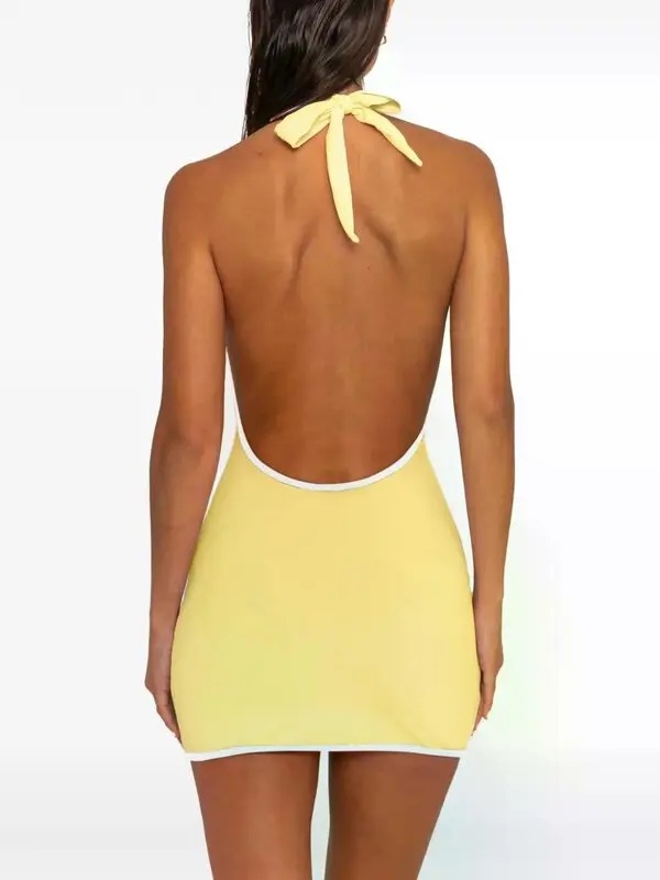 FAE SWIM Ava Halterneck Mini Dress