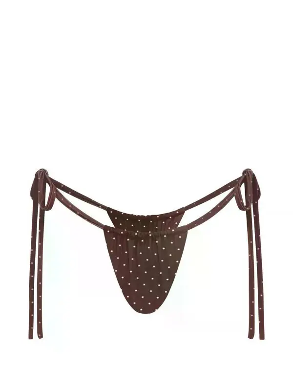 FAE SWIM Birdie Reversible Bikini Bottoms - Pink