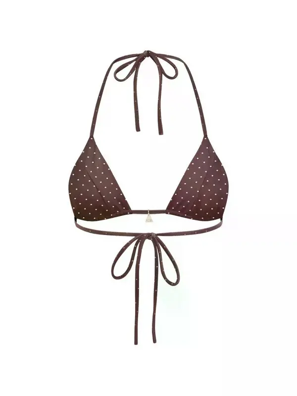 FAE SWIM Honey Reversible Bikini Top - Pink