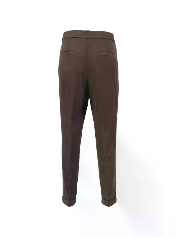 Peserico Tapered Trousers - Brown