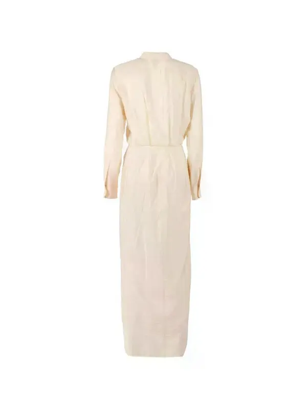 Emporio Armani Tie-front Midi Shirt Dress