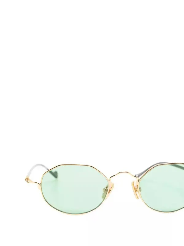 EYEPETIZER Bokaap Oval-frame Sunglasses - Gold