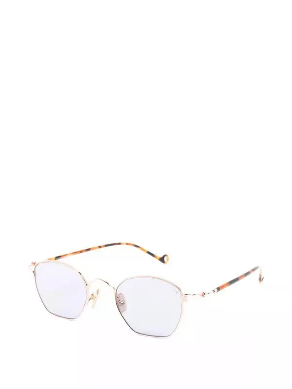 EYEPETIZER Geometric-frame Sunglasses - Gold