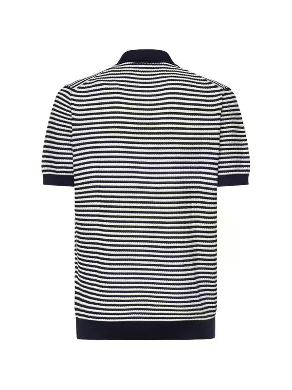 Eleventy Striped V-neck T-shirt