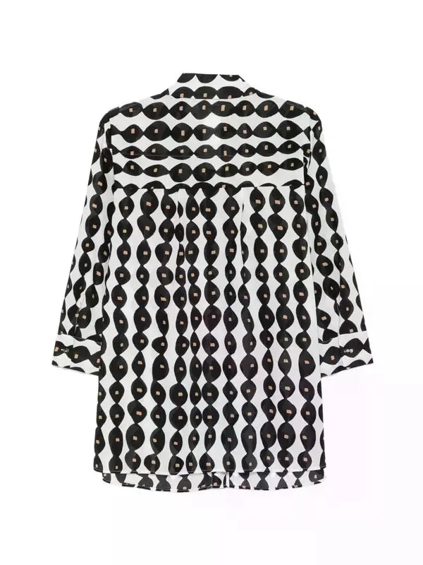 Marina Rinaldi Geometric-pattern Shirt
