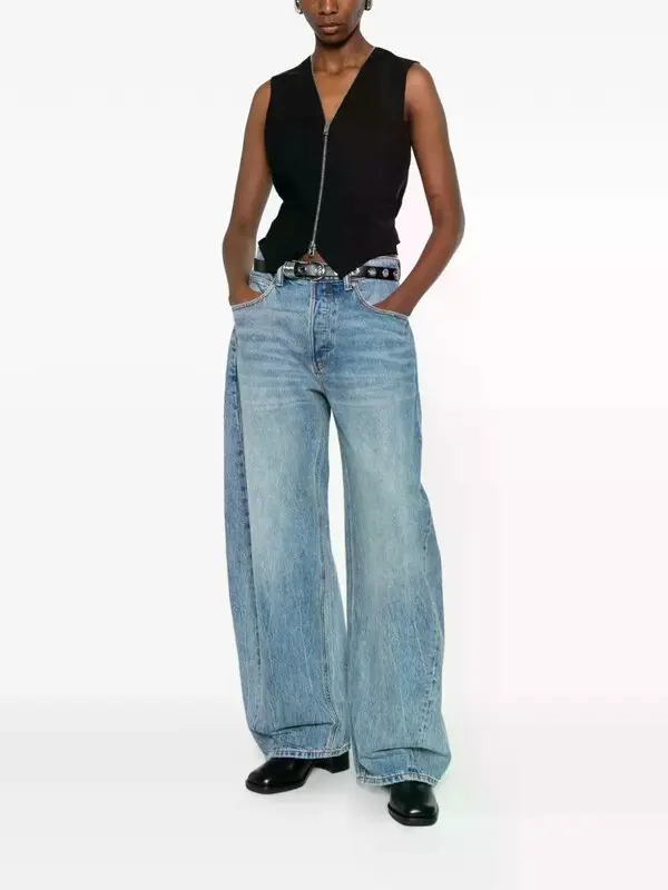 Alexander Wang Wide-leg Five-pocket Jeans