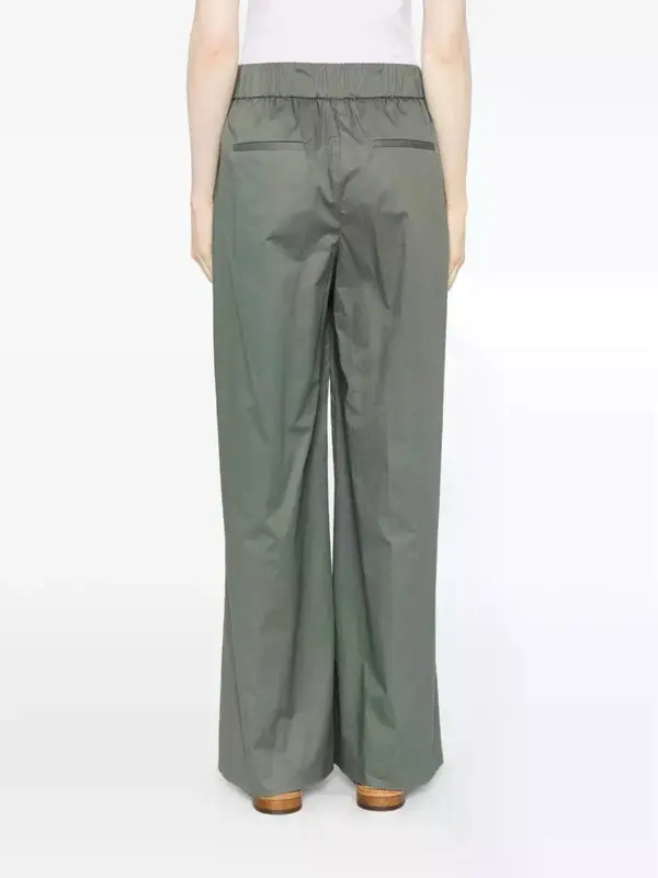 Peserico Elasticated Waistband Trousers - Green