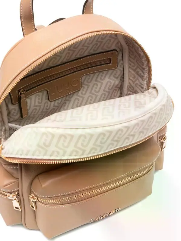 Liu Jo Leather Zip Backpack