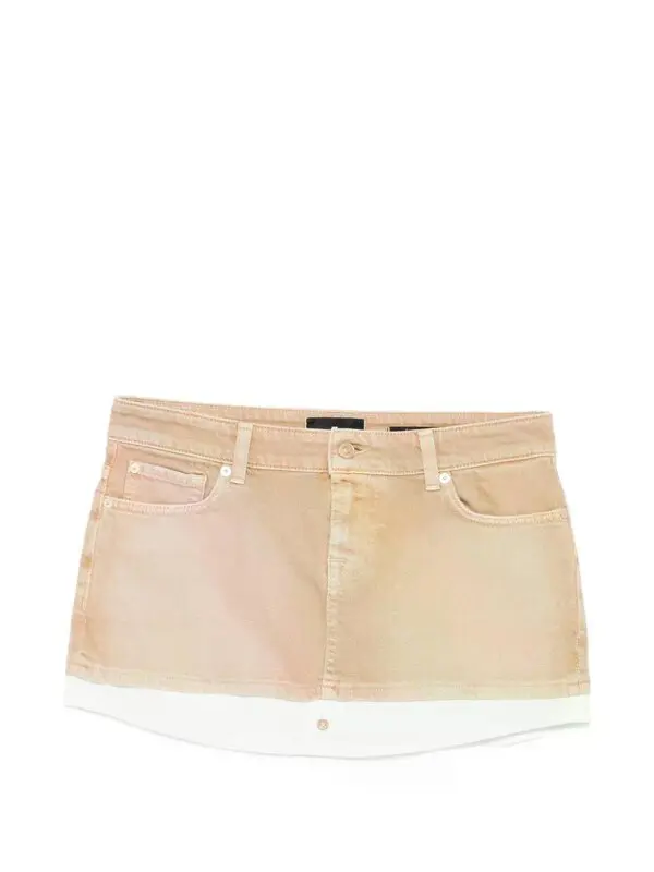 7 For All Mankind Button-fastening Mini Skirt