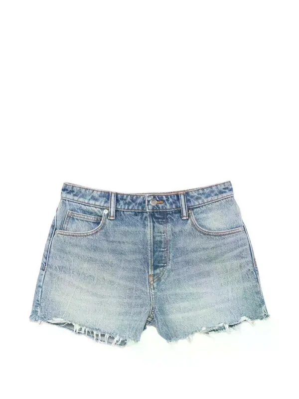 Alexander Wang Distressed Denim Shorts