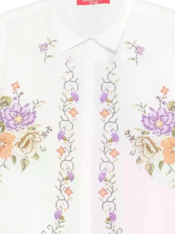 Marina Rinaldi Mrsemblema Floral Shirt