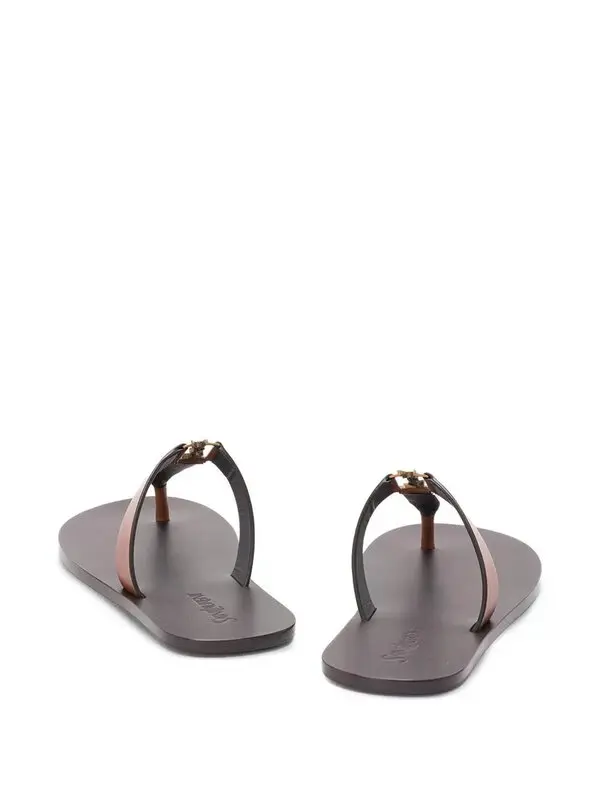 Saint Laurent Babylone Leather Sandals