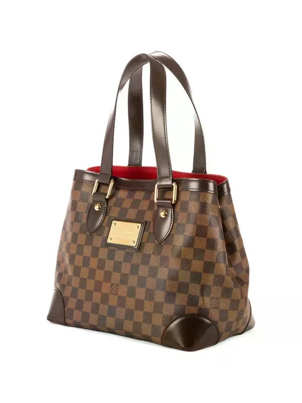 LOUIS VUITTON Hampstead Damier Ebène Tote Bag - Brown