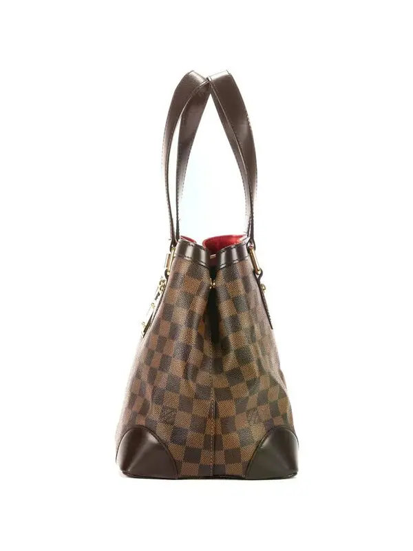 LOUIS VUITTON Hampstead Damier Ebène Tote Bag - Brown
