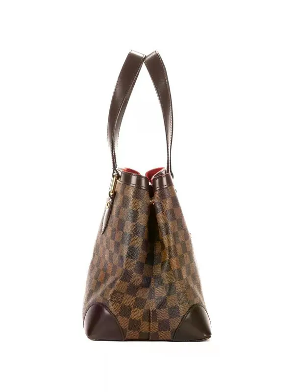 LOUIS VUITTON Hampstead Damier Ebène Tote Bag - Brown