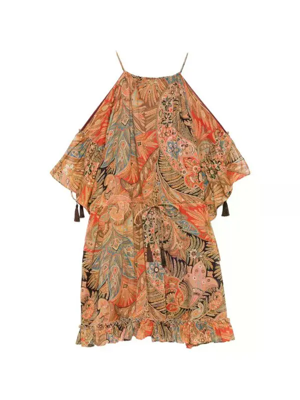 Etro Paisley-pattern Mini Dress