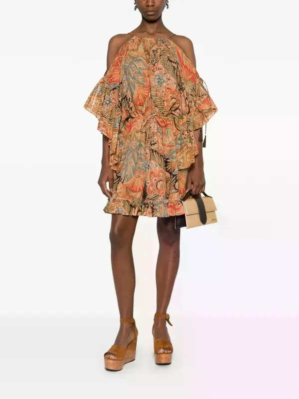 Etro Paisley-pattern Mini Dress