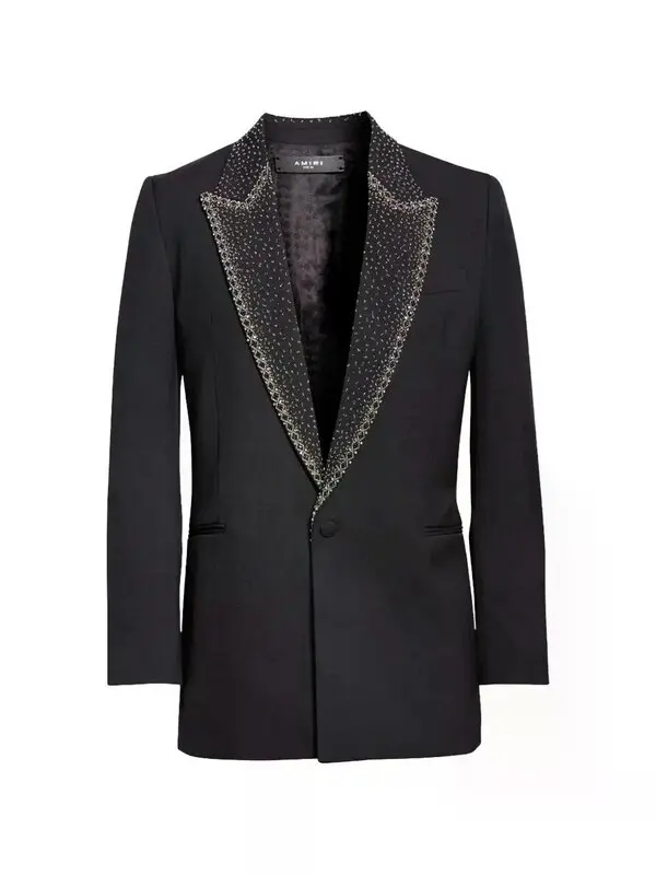 Amiri Embellished Tuxedo Blazer