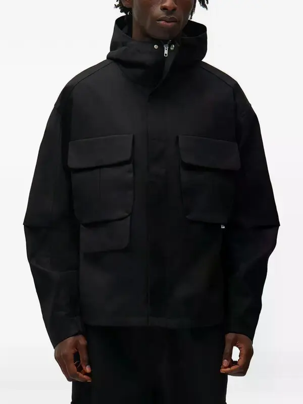 ARTE ANTWERP Hooded Flap-pocket Jacket