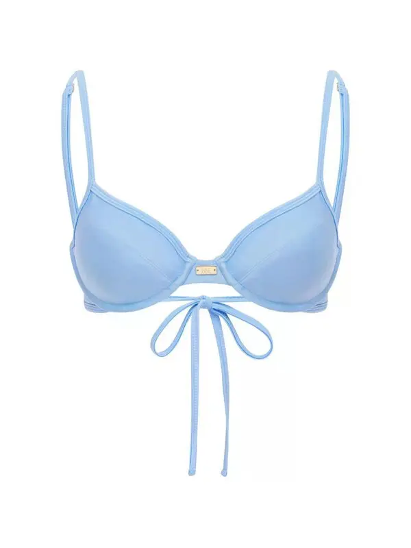 FAE SWIM Gigi Bikini Top - Blue