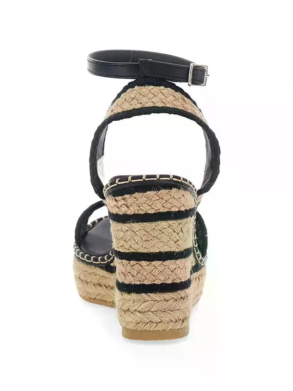 CastaÑer Ankle-strap Striped Espadrilles - Neutrals