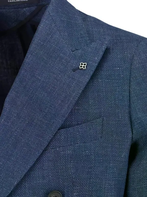 Tagliatore Double-breasted Blazer - Blue