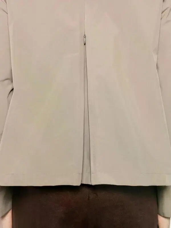 Herno Hooded Zip-up Jacket - Neutrals