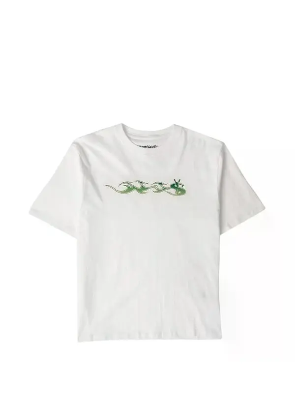 YARDSALE Flame-graphic T-shirt
