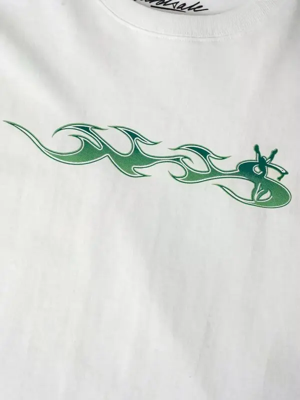 YARDSALE Flame-graphic T-shirt