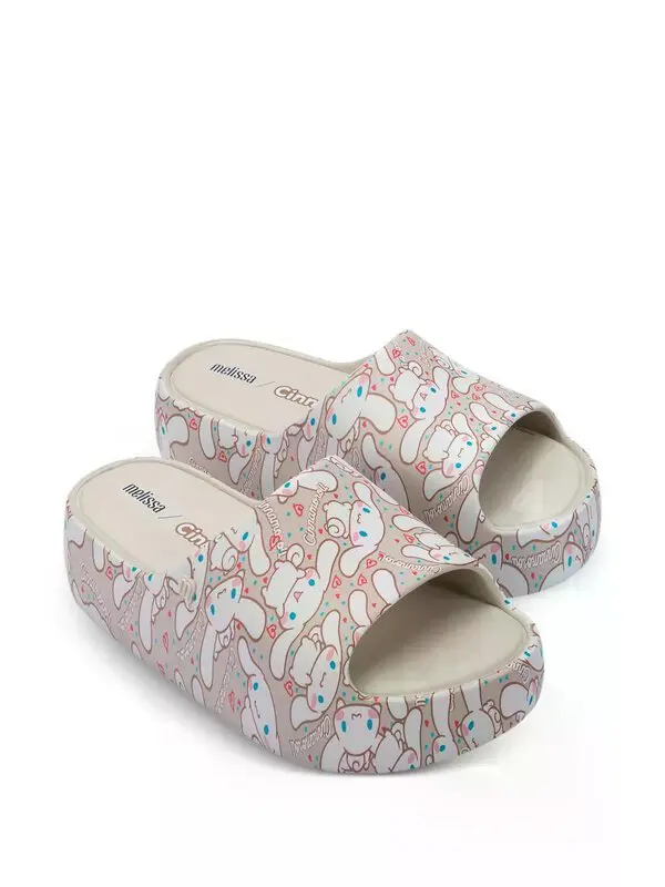 Melissa X Hello Kitty And Friends Free Platform Slides - Neutrals