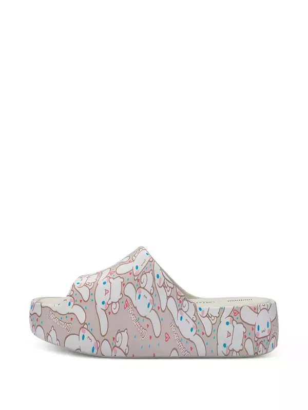 Melissa X Hello Kitty And Friends Free Platform Slides - Neutrals