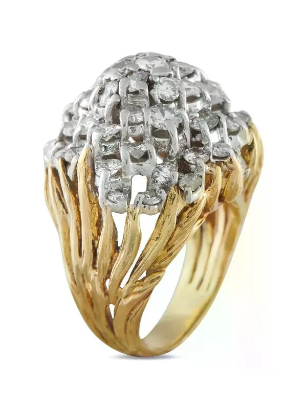 LB EXCLUSIVE Diamond Cluster Ring - Gold