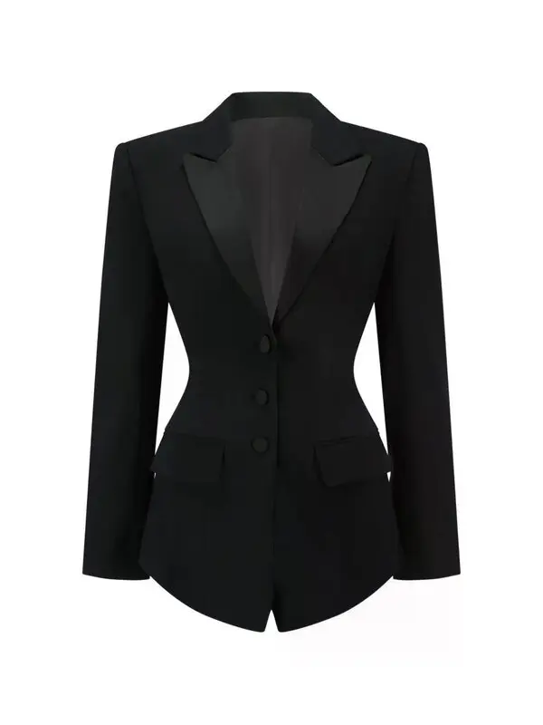 OUDE WAAG Button Notched Blazer