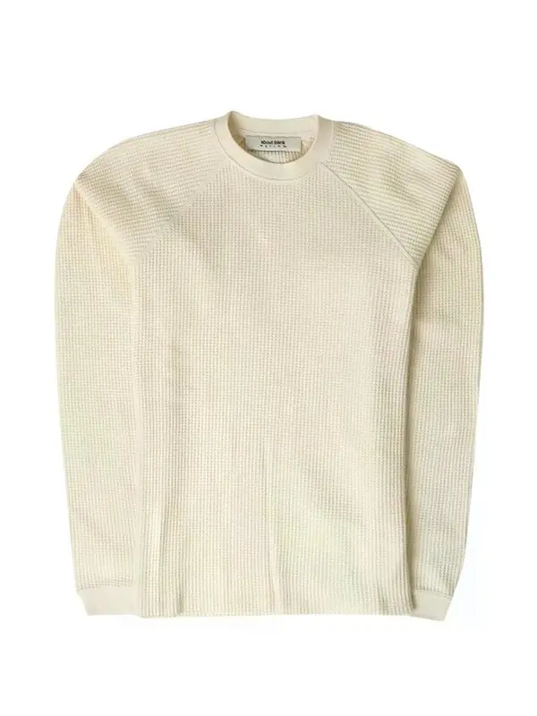 ABOUT:BLANK Waffle Long-sleeve Sweater